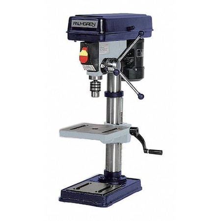Palmgren Bench Step Pulley Drill Press, 5 Spd, 10" 9680110 | Zoro