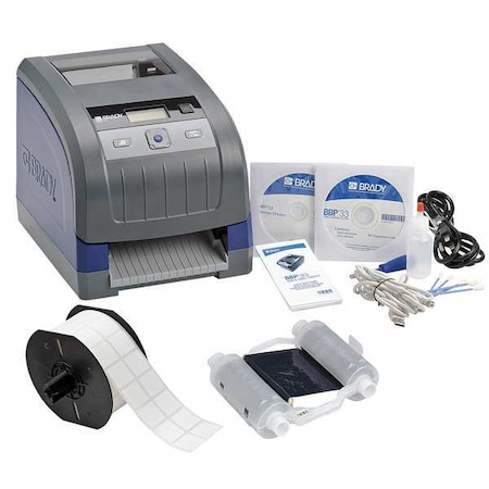 Brady Desktop Label Printer Kit, BBP33 Series, Single Color Capability ...