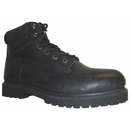 Work Master Size 8-1/2 Men's 6" Work Boot Steel Work Boots, Black STG ...