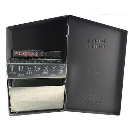 Huot Drill Bit Case, Jobber Length, Steel 10500 | Zoro