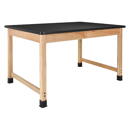 Diversified Spaces Rectangle Table, 60" W, 36" H, Wood Gray Nebula ...