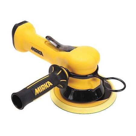Mirka Two-Hand Finish Sander, 6", 10mm Orbit MR-610TH | Zoro
