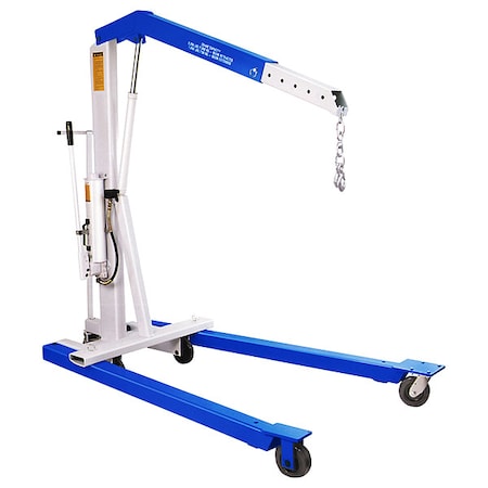 Otc Mobile Floor Crane, Steel, 2200 lb. 1819 | Zoro