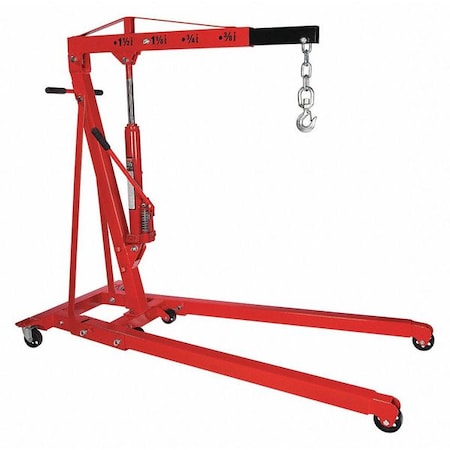 Sunex Folding Engine Crane, 1-1/2 tons 5218 | Zoro