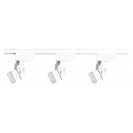 Nuvo 3-Light, MR16, Square Track Kit, 4 foot Track, Low Voltage, White ...