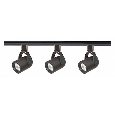 Nuvo 3-Light, MR16, Round Back Track Kit, 4 foot Track, Line Voltage ...