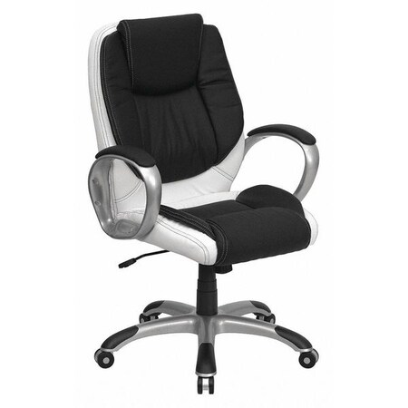Flash Furniture Contemporary Chair Fixed Arms, 18-1/2" to 22" Height ...