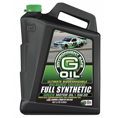 G-Oil Full Synthetic Engine Oil, 5W-30, 5.1 Qt. 1164 | Zoro
