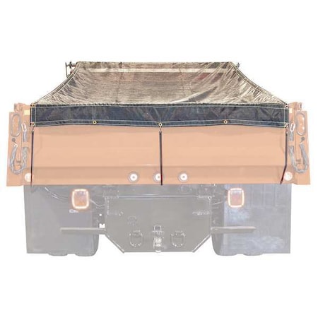 Buyers DTR7018 Mesh Tarp/Hardware Kit, 7 x 18 Ft. | Zoro.com