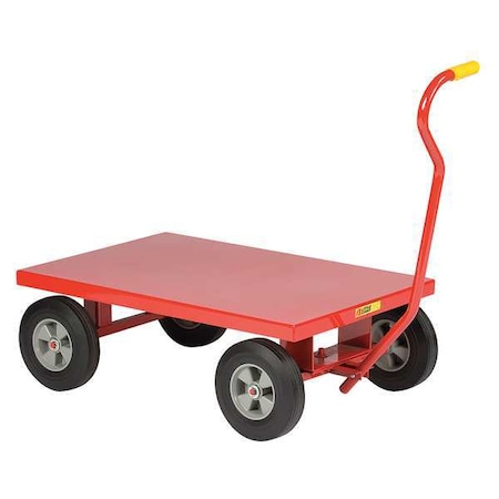 Little Giant Wagon Truck, Solid Deck, 36x24, Rubber Whl LW243610FSD | Zoro