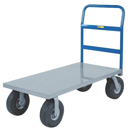 Little Giant Platform Truck, 60x24, Pneumatic Wheels NBB-2460-9P | Zoro