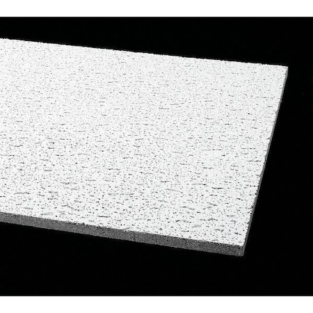Armstrong Fissured FG Acoustical Ceiling Tile, 24 in W x 48 in L, 8 PK ...