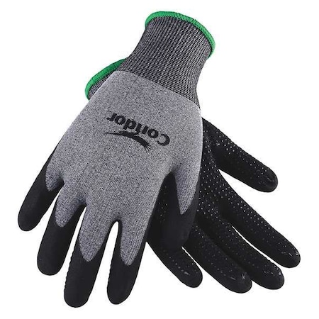 Condor Coated Gloves, Nitrile, Foam Coating with Dots on Palm, Palm, 4 ...