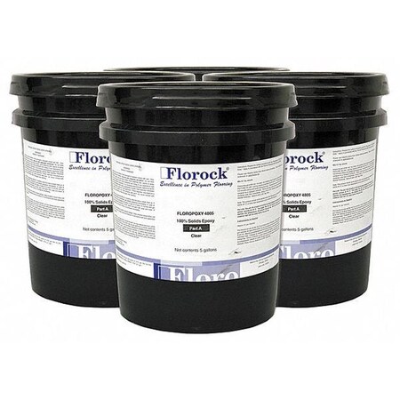 Florock Floor Resin 4805 Kit, Clear, Gloss, 100 sq ft/gal M0-091CN/U0 ...