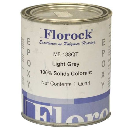 Florock Epoxy Colorant, Light Gray, 1 qt. M8-138QT | Zoro