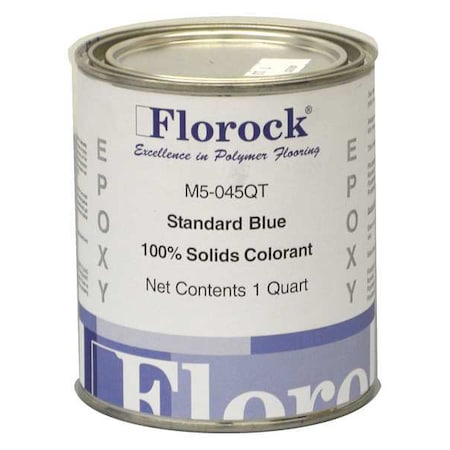 Florock Epoxy Colorant, Standard Blue, 1 qt. M5-045QT | Zoro