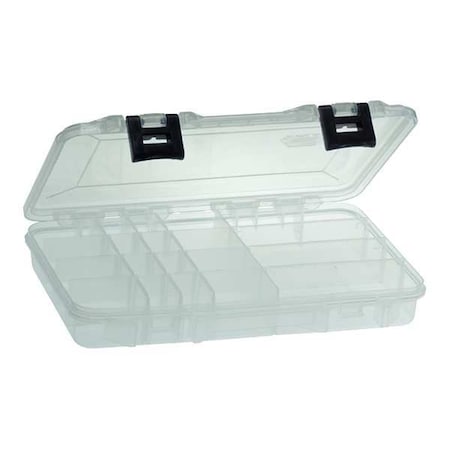 Plano Adjustable Compartment Box with 5 to 20 compartments, Plastic, 1 ...