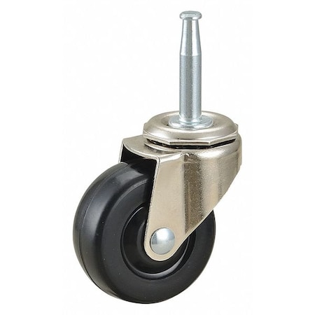 33507 Swivel Stem Caster,Rubber,2 in.,75 lb. | Zoro.com
