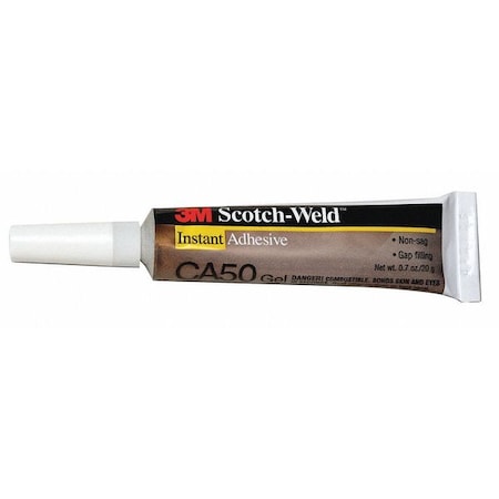 3M Scotch-Weld Instant Adhesive, Clear, 12 PK CA50 | Zoro