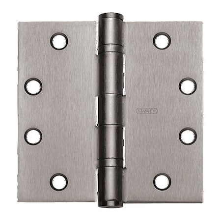 Stanley Full Mortise Std Wt FBB Hinge, 5 x 4, Satin Chrome FBB179 5X4 ...