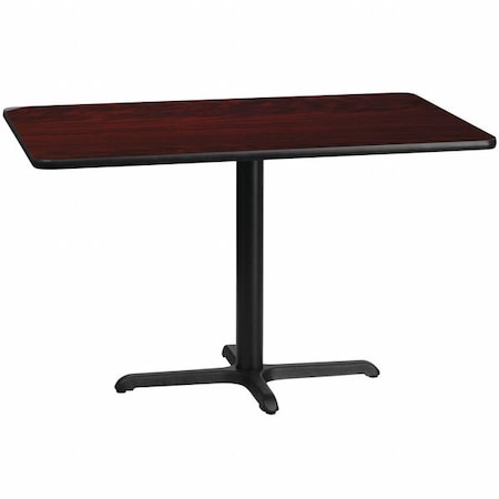Flash Furniture Rectangle Laminate Table, 30" W, 48" L, 31.125" H ...