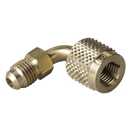 Yellow Jacket Quick Coupler, 90 Deg, 8 1/4 in L, Bronze 19201 | Zoro