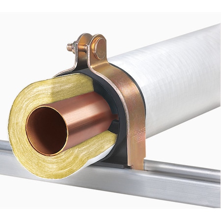 Hydra Zorb Insulation Clamp 2 1 8 OD x 1 Wall 9 Series for Fiberglass 928212 Zoro