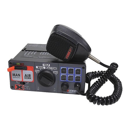 Code 3 Xcel Siren With Mic Jack, Nc-Mic, 12 VDC 3492MJ | Zoro