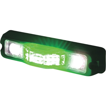 Code 3 LED Warning Light, 3 in One, Green M180S-G | Zoro