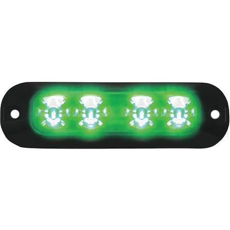 Code 3 XTP Split Color, 4 LEDs, 12/24VDC, Green XTP4GG | Zoro