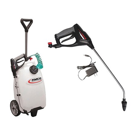 Fimco 4 gal Combination Backpack/Wheeled Sprayer, Polyethylene, 96" L ...