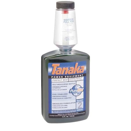 Tanaka Two-Cycle Oil, Perfect Mix, 16 oz 700218 | Zoro