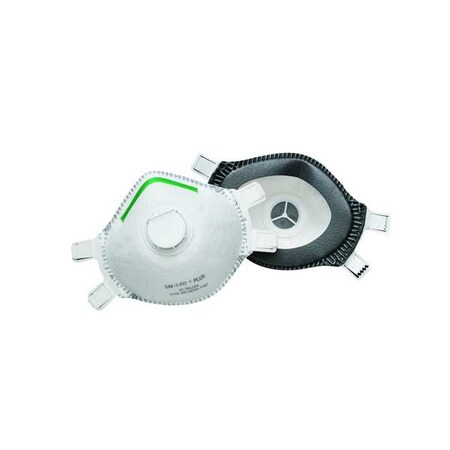 Honeywell North P100 Disposable Respirator w/ Valve, M/L, White ...