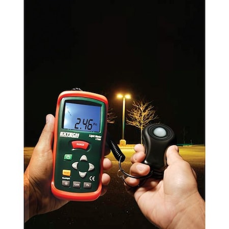 Extech Light Meter, 0 To 40K Fc, 0 To 400K Lux LT300 | Zoro