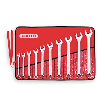 Proto Combination Wrench Set, SAE, 10 pcs. J1200GASD | Zoro