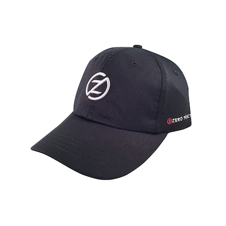 Zero Friction Elite Golf Hat with Adjustable Strap, Black HT00002 | Zoro