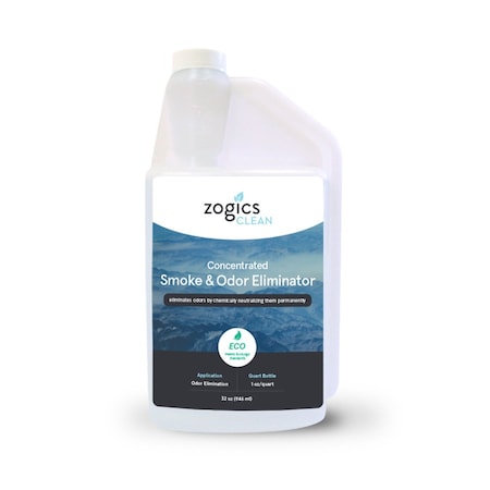 Zogics Smoke and Odor Eliminator, 32 oz Floral CLNSOE32CN | Zoro