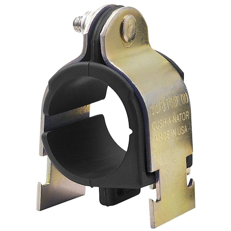 Cush-A-Nator Cushioned Clamp, 32mm. Tube, Steel CN32M | Zoro