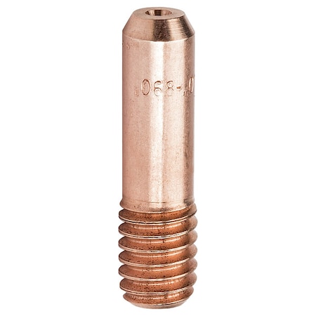 Lincoln Electric Contact Tip, 18 Thread, Copper, 435 A KP2100-4B1 | Zoro