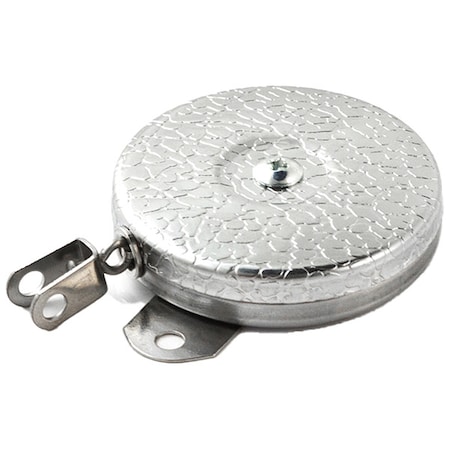 Key-Bak Retractable Tether, Large Yoke Ring Type, Chrome 0487-022 | Zoro