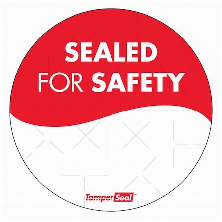 Daymark Food Safety Label, Red/White, 3 in H IT118674 | Zoro