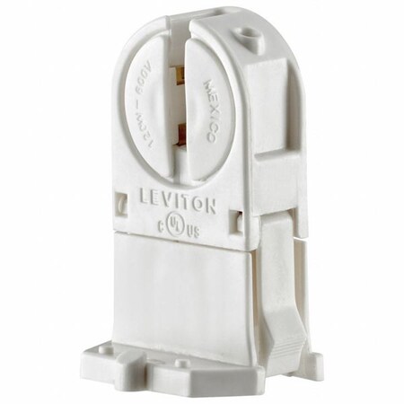 Leviton Lamp Holder, Tall Profile, w/ Panel Post 13654-TWP | Zoro