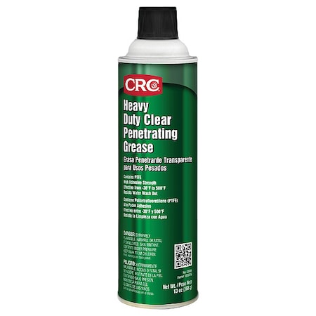 Crc 20 oz Penetrating Grease Aerosol can Clear (3056) | Zoro