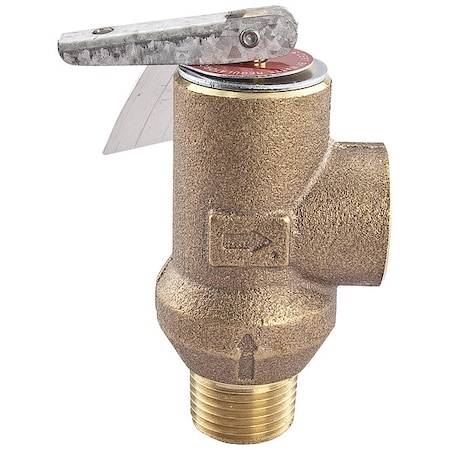 Watts Pressure Relief Valve, Copper, 150 psi 1/2 LF53L-150 | Zoro