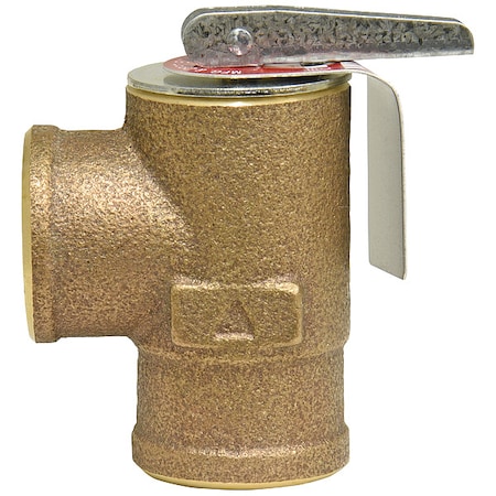 Watts Pressure Safety Relief Valve, Bronze 3/4 335M2-030 | Zoro