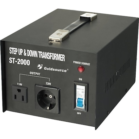 Seven Star Step UpDown Transformer, 110220 V Secondary ST-2000 | Zoro