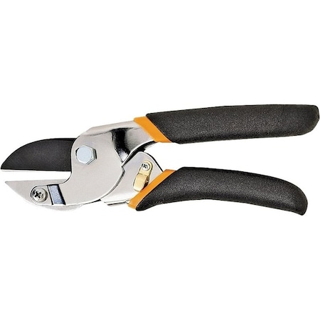 Fiskars 9110 Pruner, 58 in Cutting Capacity, Steel Blade, Anvil Blade ...