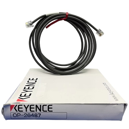 Keyence Laser Profiler, Modular Cable, Straight Connector, 2.5 m Length ...