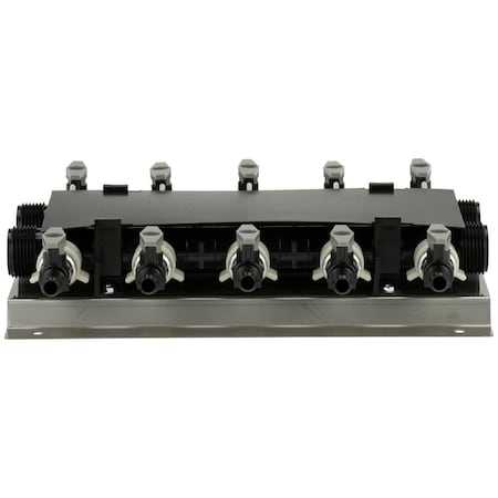 Zurn Pex 5/5 Qickport Manifold Preassembled With 10 1/2in Ball Valves ...