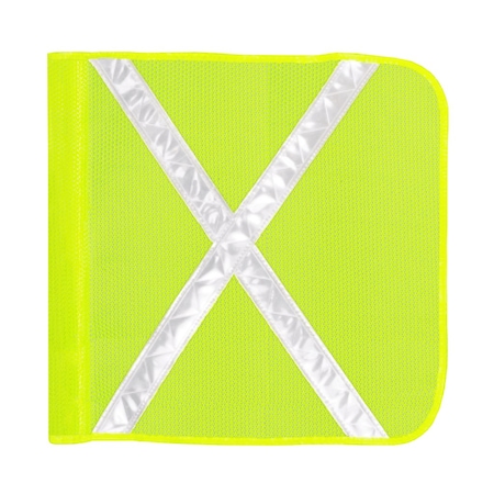 Safetywhips Warning Whip Flag, Orange Mesh, White Reflective X, 16 ...